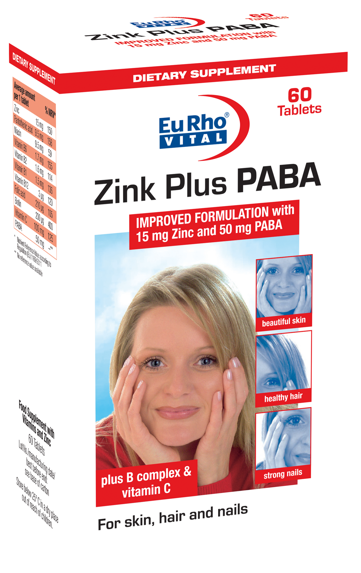 قرص زینک پلاس پابا / Zink Plus PABA - حکیمان طب