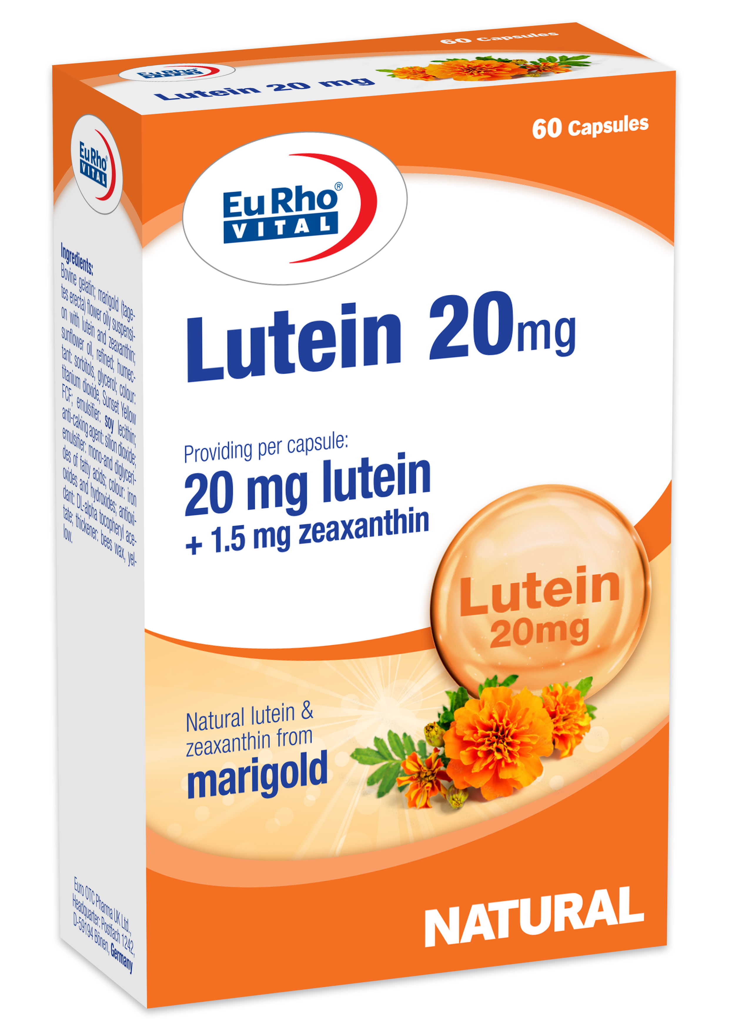 Lutein 20 mg - حکیمان طب